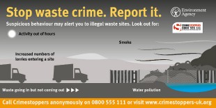 Waste crime: help spot it and stop it – Creating a better place